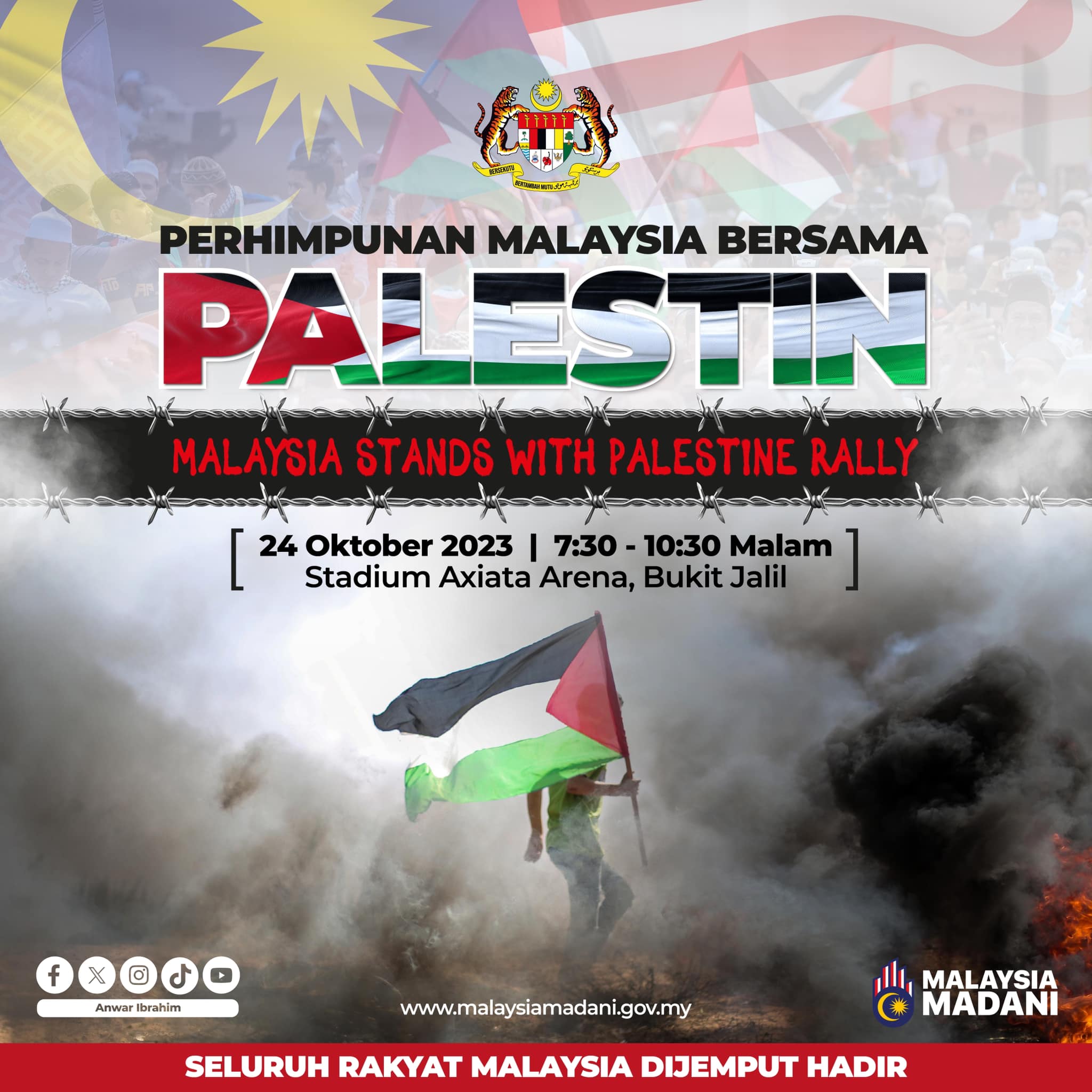 PM Anwar ajak rakyat ke Perhimpunan Malaysia Bersama Palestin esok ...